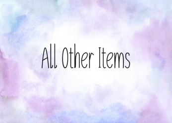 All Other Items – BreakAway Projects